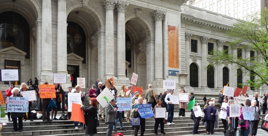 Mutilating The Main Branch Of New York Public Library