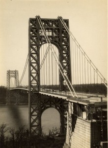 Original Entrance to the George Washington Bridge 1934