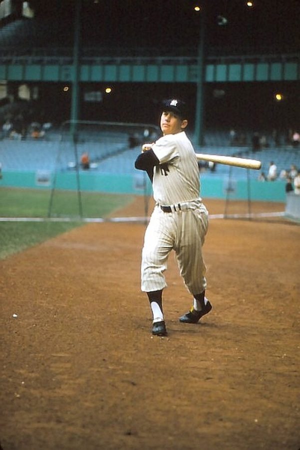 Mickey Mantle In Glorious Kodachrome Color Photos