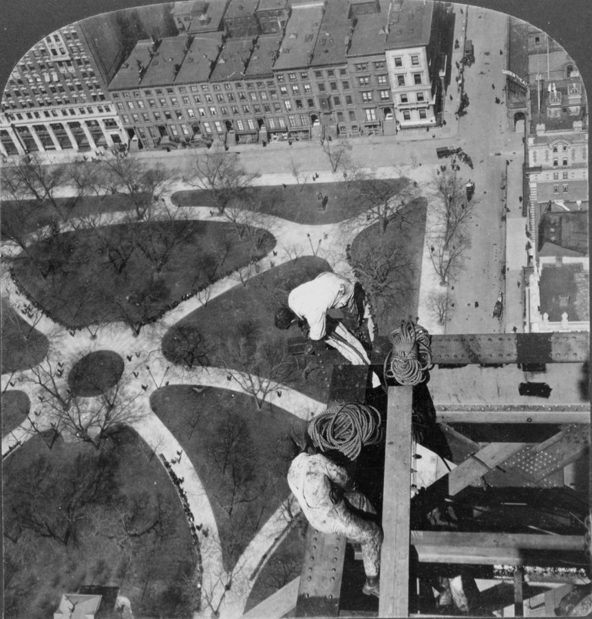 Looking Down On Madison Square From The Metropolitan Life Tower 1909
