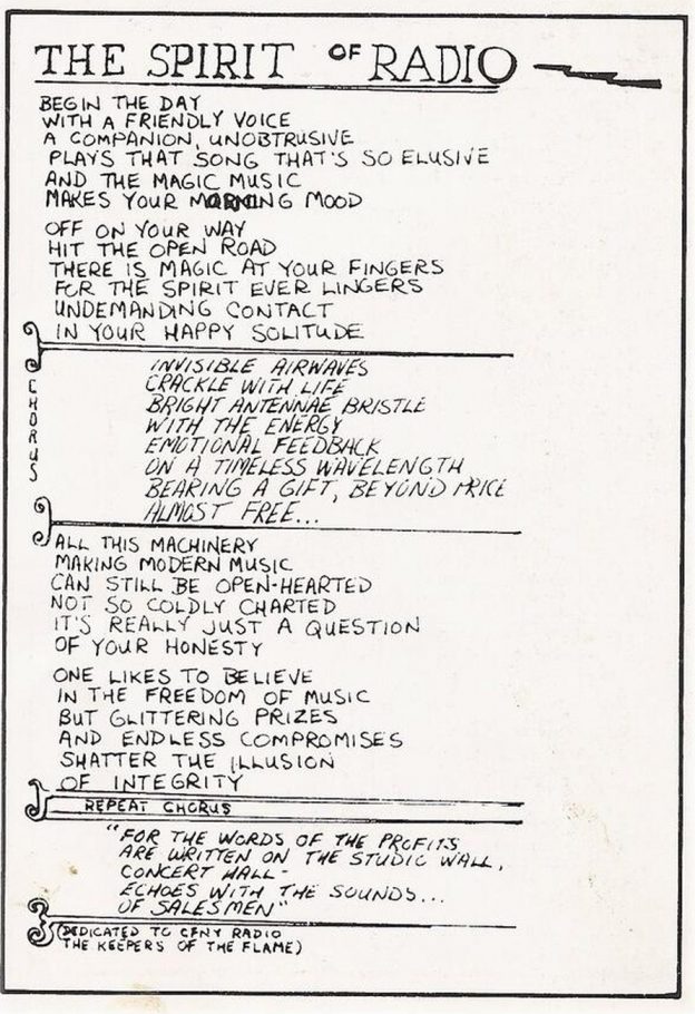 Ten Original Handwritten Lyrics To Some Of Rock 'N' Roll's Greatest Songs