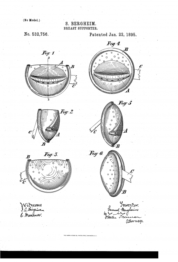 Early 20th Century Brassieres From The U.S. Patent Office