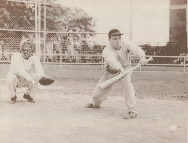 A President Behind Home Plate