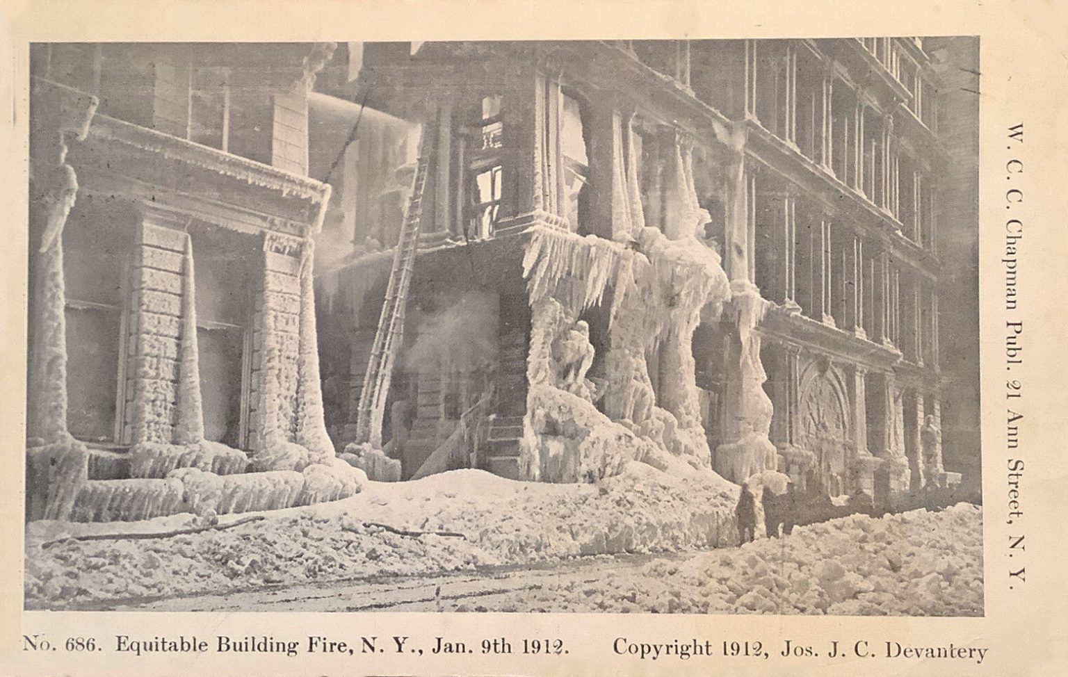 Old New York In Postcards #30 - Equitable Building Fire - Stuff Nobody ...