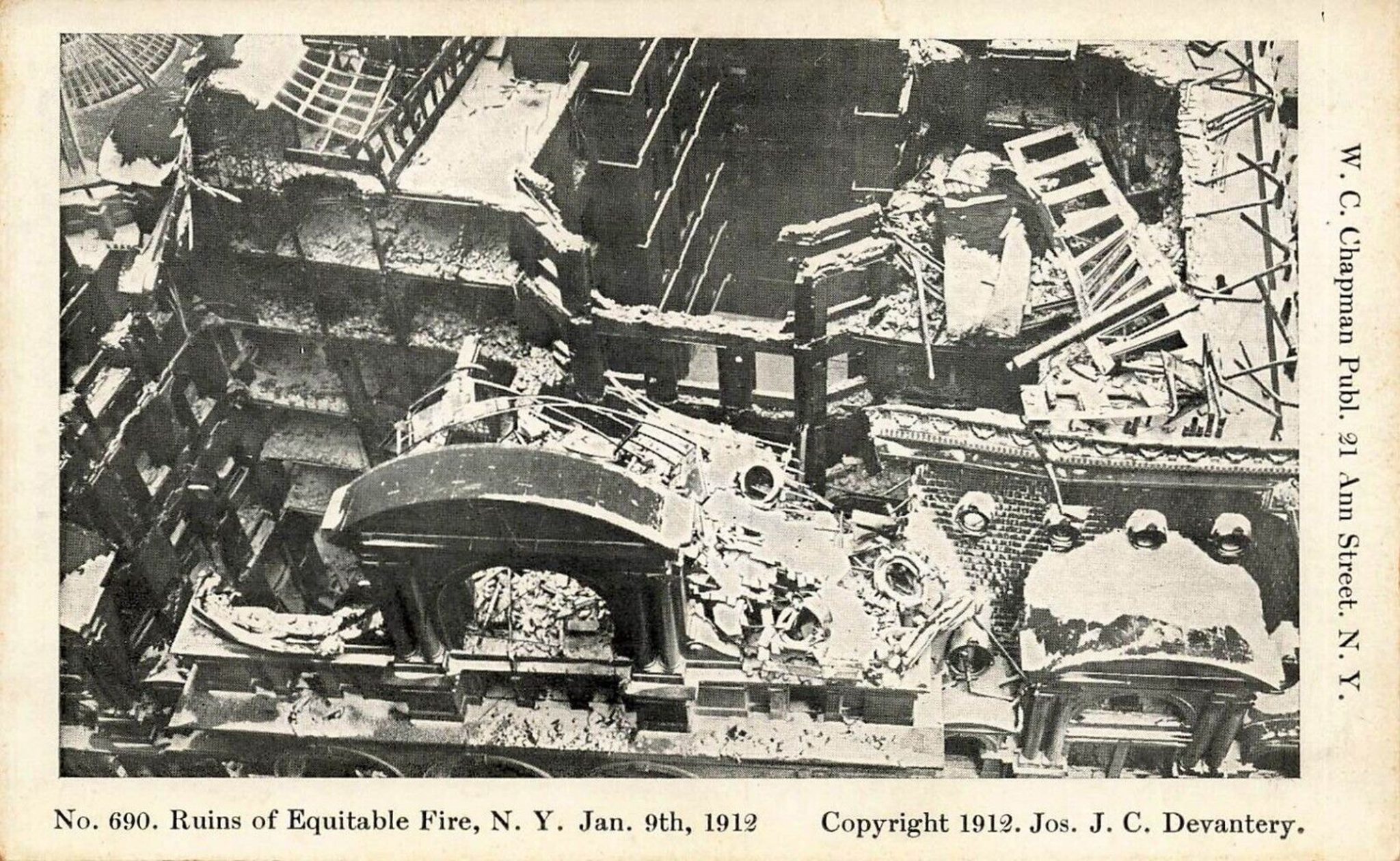 Old New York In Postcards #30 - Equitable Building Fire - Stuff Nobody ...
