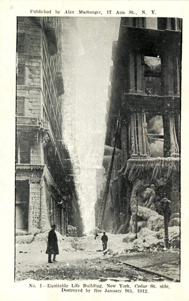 Old New York In Postcards #30 - Equitable Building Fire - Stuff Nobody ...